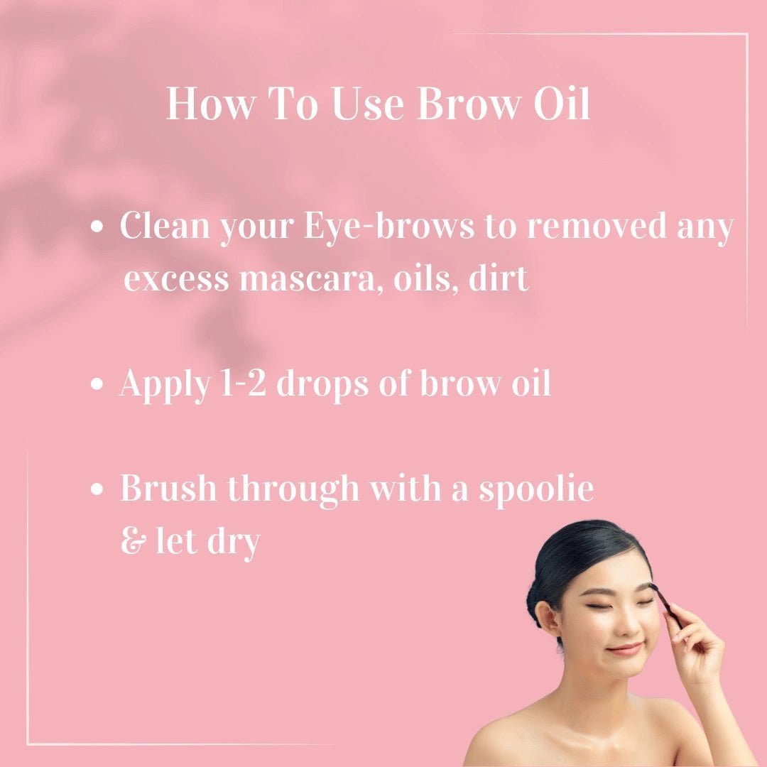 Brow Elixir Oil to encourage growth and thickness – Buddha Beauty Skincare