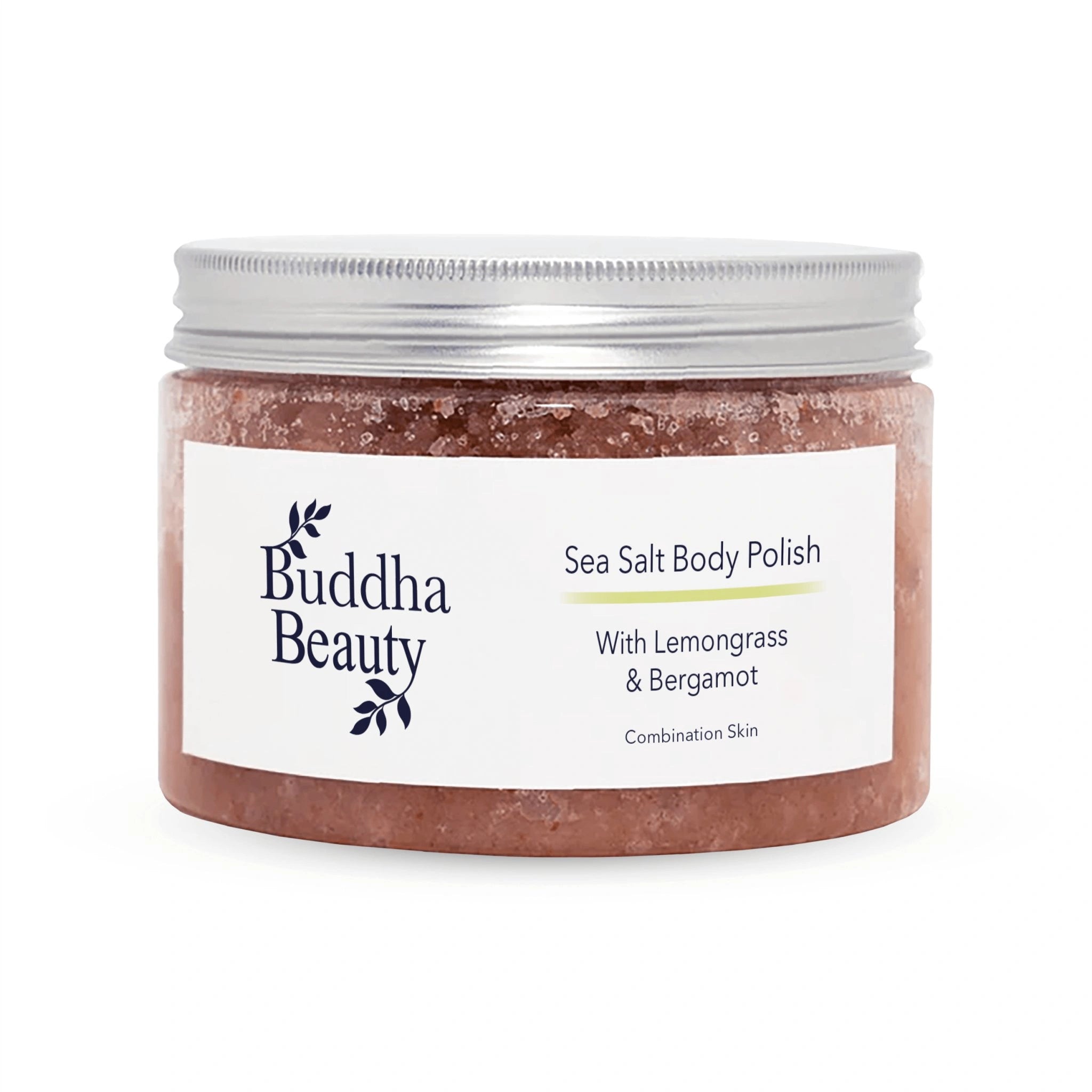 Lemongrass & Bergamot Sea Salt Body Scrub – Buddha Beauty Skincare